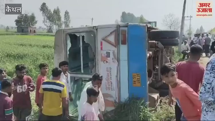 Video : Roadways Bus Going To Assandh Near Kichhana Village Of Kaithal ...