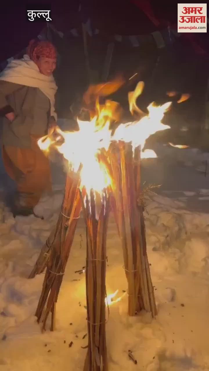 Video :तिनन में हालडा उत्सव की धूम, सर्द रात में मशालों की लौ से चमक ...