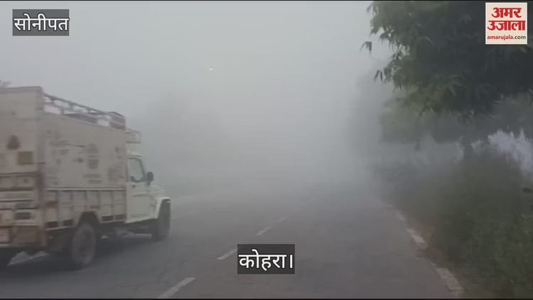 Video : Due To Fog In Sonipat, Visibility Was Five Meters, Vehicles ...
