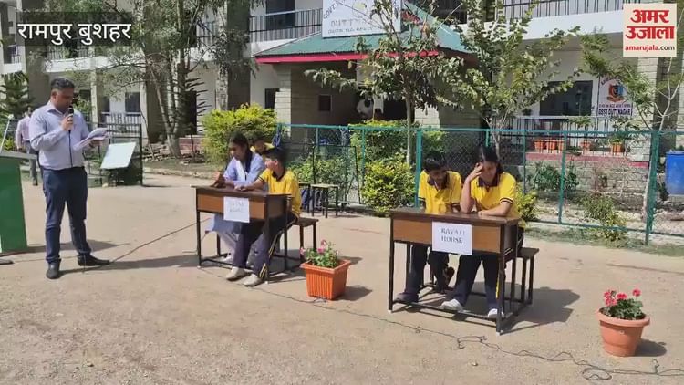 Rampur Bushahr:विश्व पृथ्वी दिवस के उपलक्ष पर स्कूली बच्चों ने पेंटिंग ...