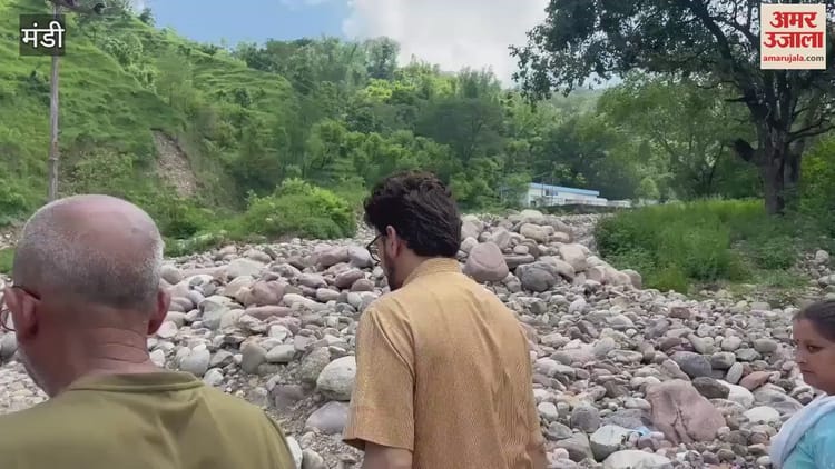 Mandi:सांसद अनुराग सिंह ठाकुर आपदाग्रस्त परिवारों की सुनी समस्याएं ...