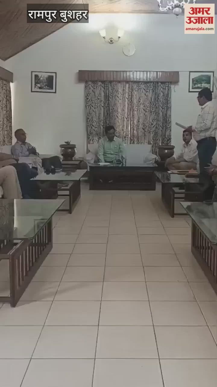 Rampur Bushahr:मंत्री जगत सिंह नेगी ने राजस्व विभाग रामपुर के लंबित ...
