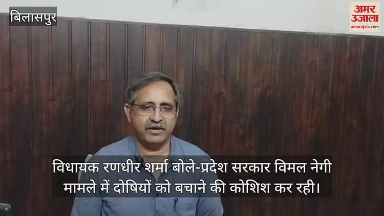 Bilaspur: Randhir Sharma Said- The State Government Is Trying To Save The Culprits In The Vimal ...