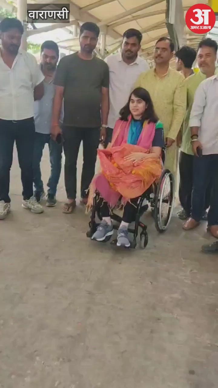 बनारस पहुंची सुमेधा पाठक, एयरपोर्ट पर दिखा खेलप्रेमियों का उत्साह, हुआ ...