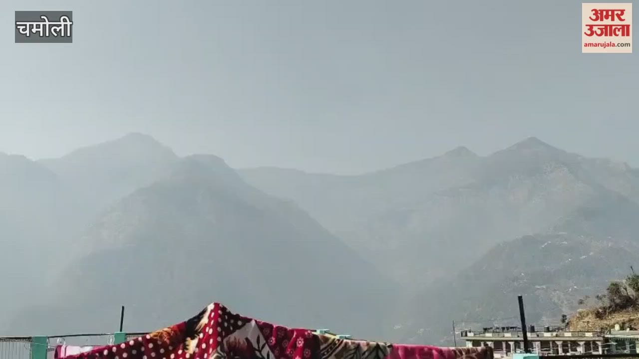 Chamoli:आग लगने से जंगलों में फैल रहा धुंआ, लोगों को हो रही आंखों में ...