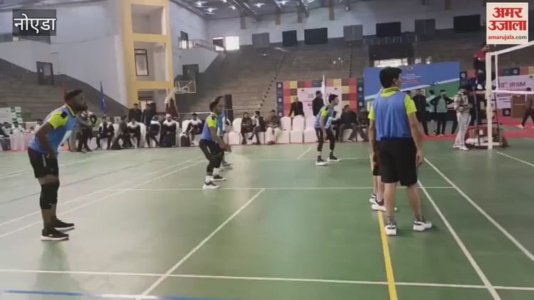 जीबीयू में गेल की वॉलीबॉल स्पर्धा का आगाज, छह रीजनल की टीमें ले रही हैं ...