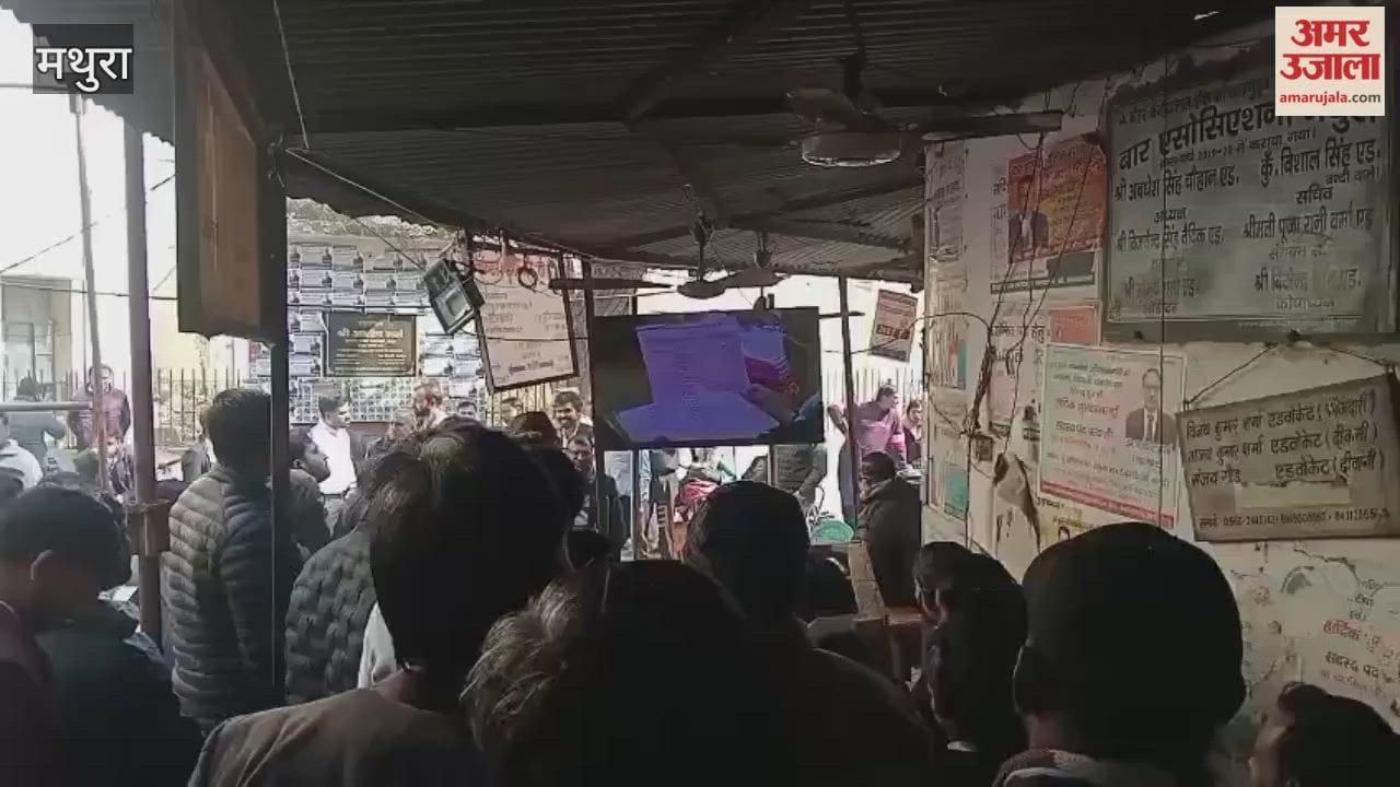 Video:मथुरा बार एसोसिएशन चुनाव...मतगणना जारी, अधिवक्ता कर रहे परिणामों ...