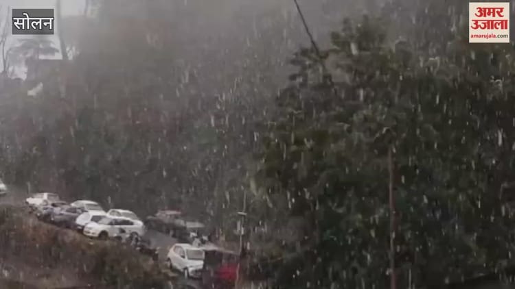 Solan:कसौली में भी बर्फबारी, जनजीवन अस्त व्यस्त - Solan Snowfall In ...