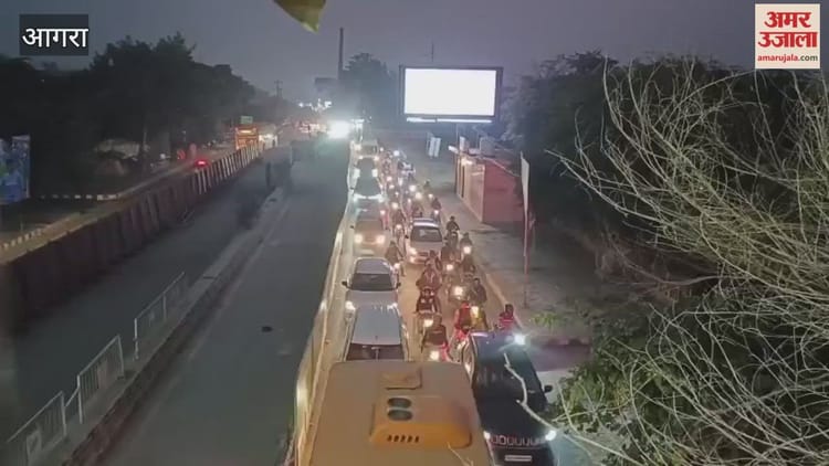Video:एमजी रोड पर जाम ही जाम...रेंग-रेंग कर चलता है ट्रैफिक - Mg Road ...