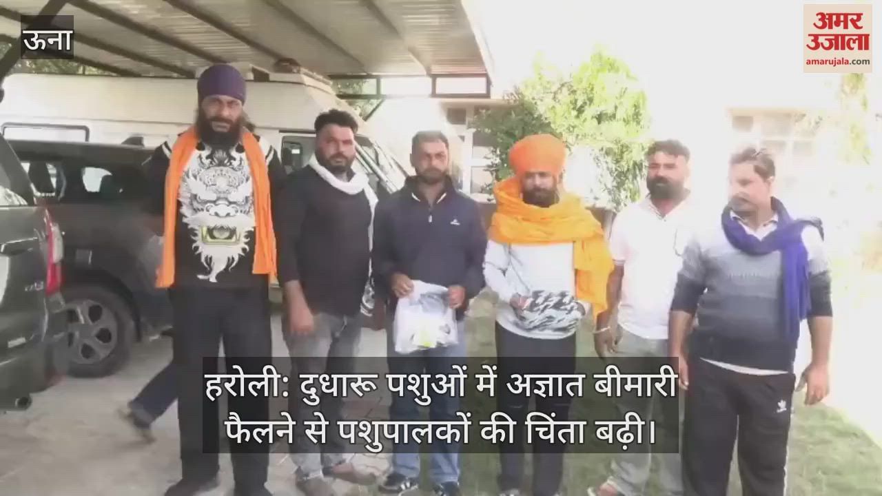 हरोली:दुधारू पशुओं में अज्ञात बीमारी फैलने से पशुपालकों की चिंता बढ़ी ...