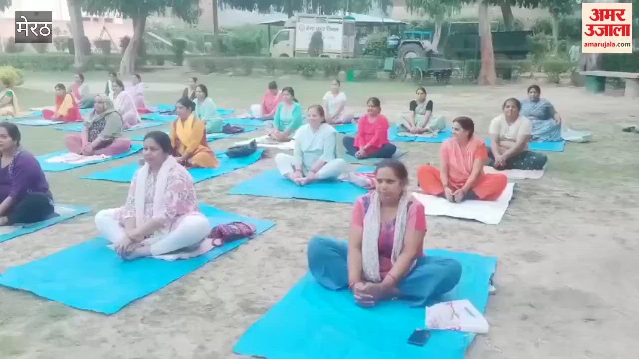 Meerut:योग करने से शरीर और मन दोनों स्वस्थ रहते हैं: हर्षिता आर्या ...