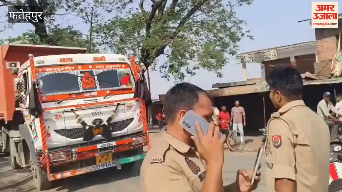 बालू-माैरंग के ओवरलोड वाहनों की ढाल बनी पुलिस, वीडियो बना रहे युवक से ...