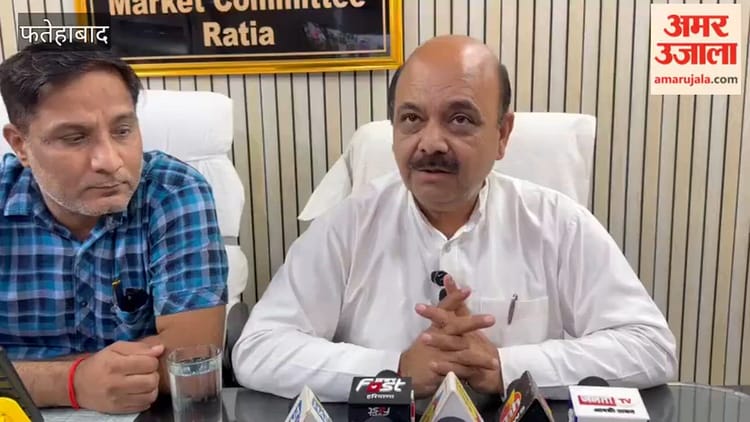 फतेहाबाद:भाजपा जिला अध्यक्ष प्रवीण जोड़ा ने मंडी पहुंचकर शुरू करवाया ...