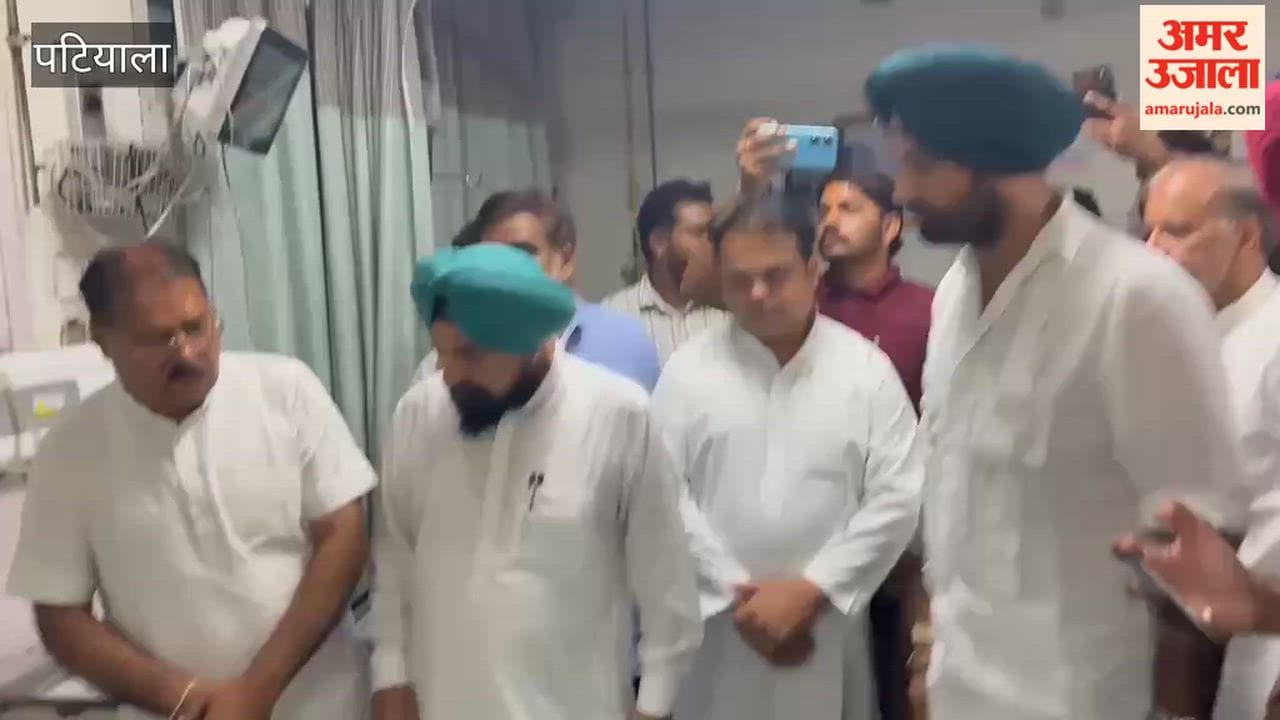 पटियाला में बेरोजगार अप्रेंटिस लाइनमैनों से मिलने अस्पताल पहुंचे राजा ...