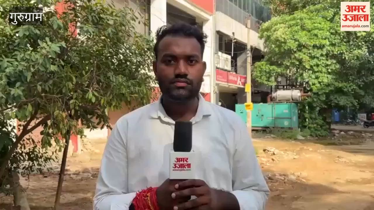 Gurugram:मानेसर हाईवे पर एलिवेटेड रोड का काम जारी, सड़क पार करना हुआ ...